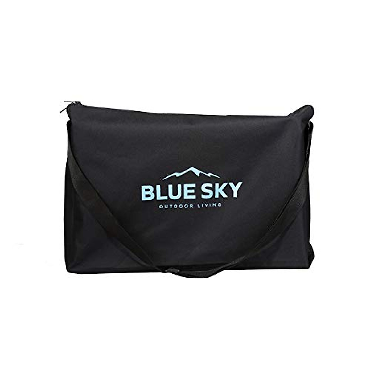 Blue Sky Outdoor Living 36" x 12" Zion Portable Folding Fire Ring, Steel Mesh Foldable Fire Ring, Northern Woods, Black