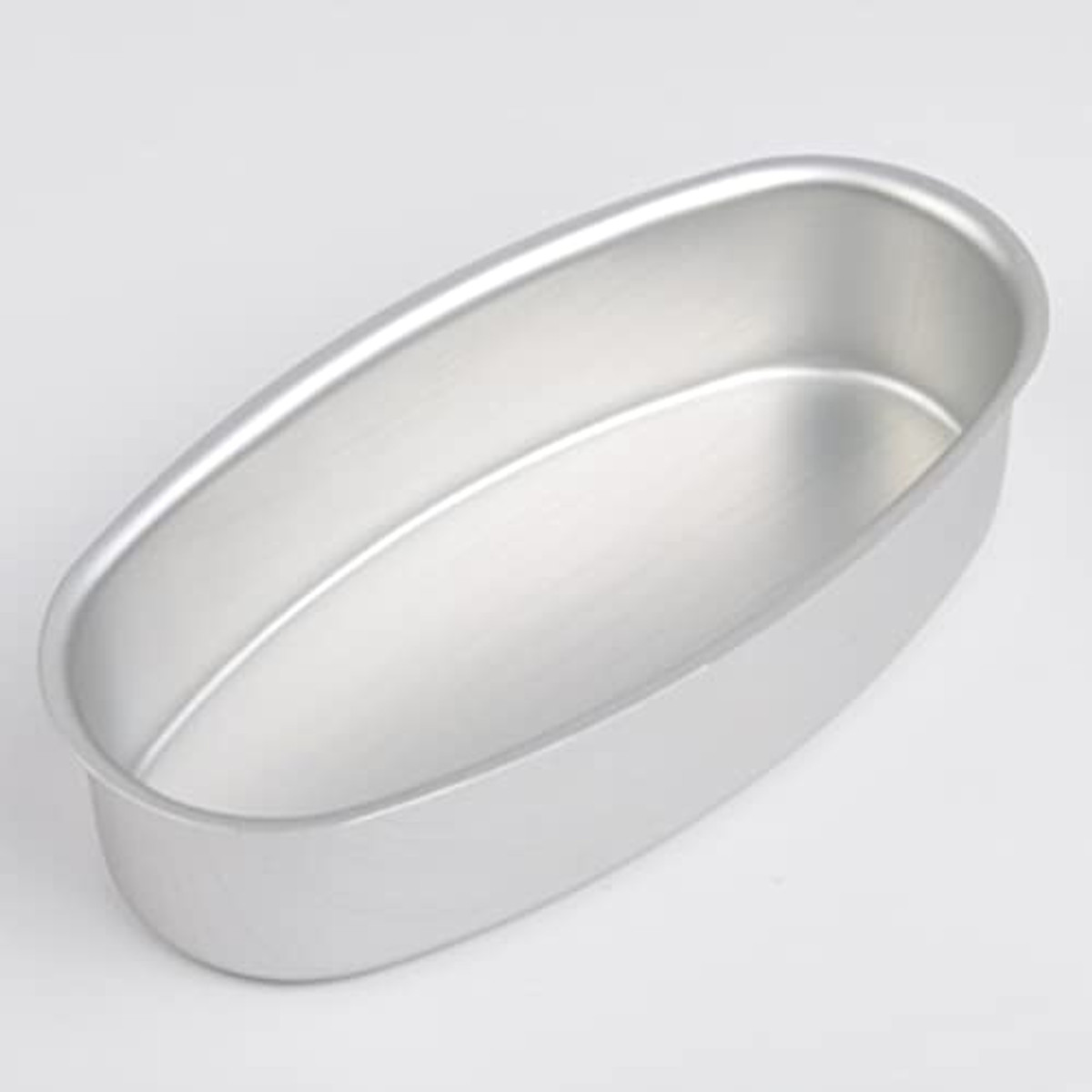 Kichvoe Mini Cake Pans Oval Toast Loaf Pan Baking Bread Cheesecake Non-stick Cake Molds Aluminum Alloy DIY Bread Tray for Oven Kitchen Bakery Tools Silver Mini Loaf Pan