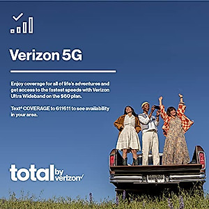 Total by Verizon TCL A3, 32GB, Black - Prepaid Smartphone (Locked)