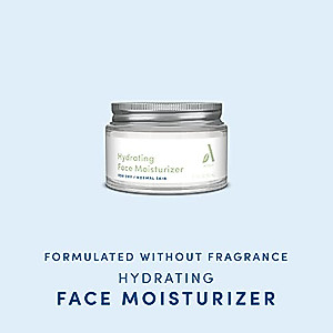 Amazon Aware Hydrating Face Moisturizer, Vegan, Formulated without Fragrance, Dry to Normal Skin, 1.7 fl oz