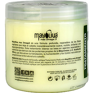 BOE Mayoliva Omega 3 Intensive Conditioning Therapy for Dry and Damaged Hair - 16 Oz, 16 Ounces