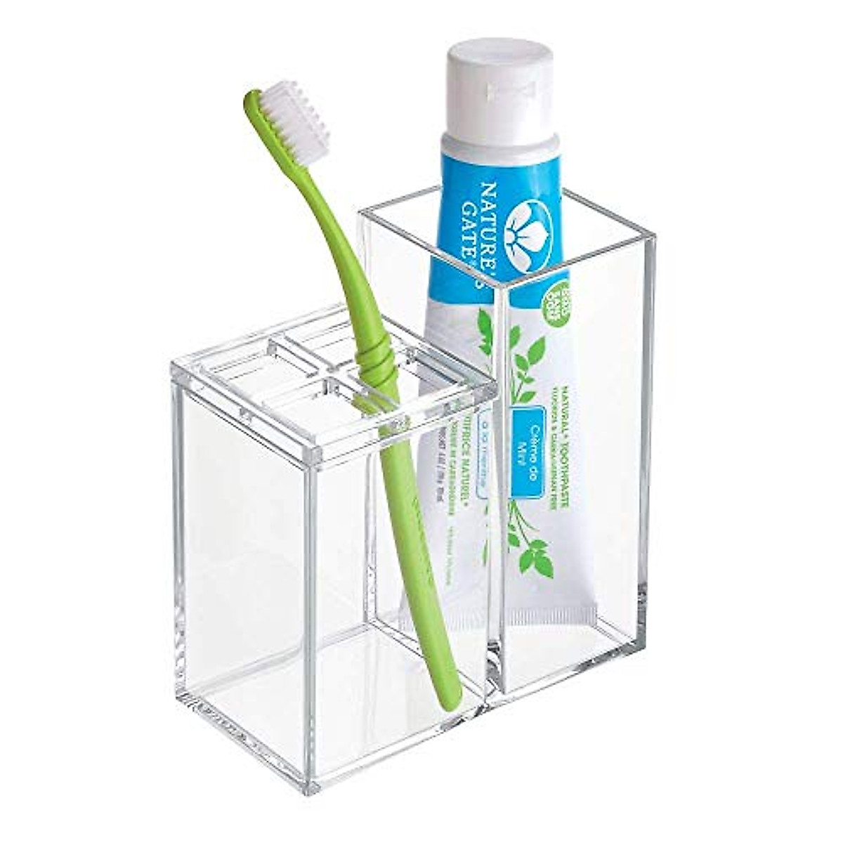 iDesign Clarity Wall Mount Nail Polish Storage Rack with 3 Shelves for Bathroom, Closet, Bedroom, Set of 1, Vanity Organizer