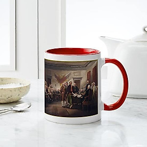 CafePress Signing Of The Declaration Of Mug Ceramic Coffee Mug, Tea Cup 11 oz