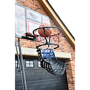 Midwest Unisex Shot System Basketball returner, Black, One Size UK