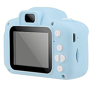 S5E5X Kids Camera Girls Toys for 3 4 5 6 7 8 Year Old Birthday 2 Inch1080P Toddler Camera Portable Children Digital Video Camera for 3-10 Year Old Girl with 128GB SD Card (Blue)