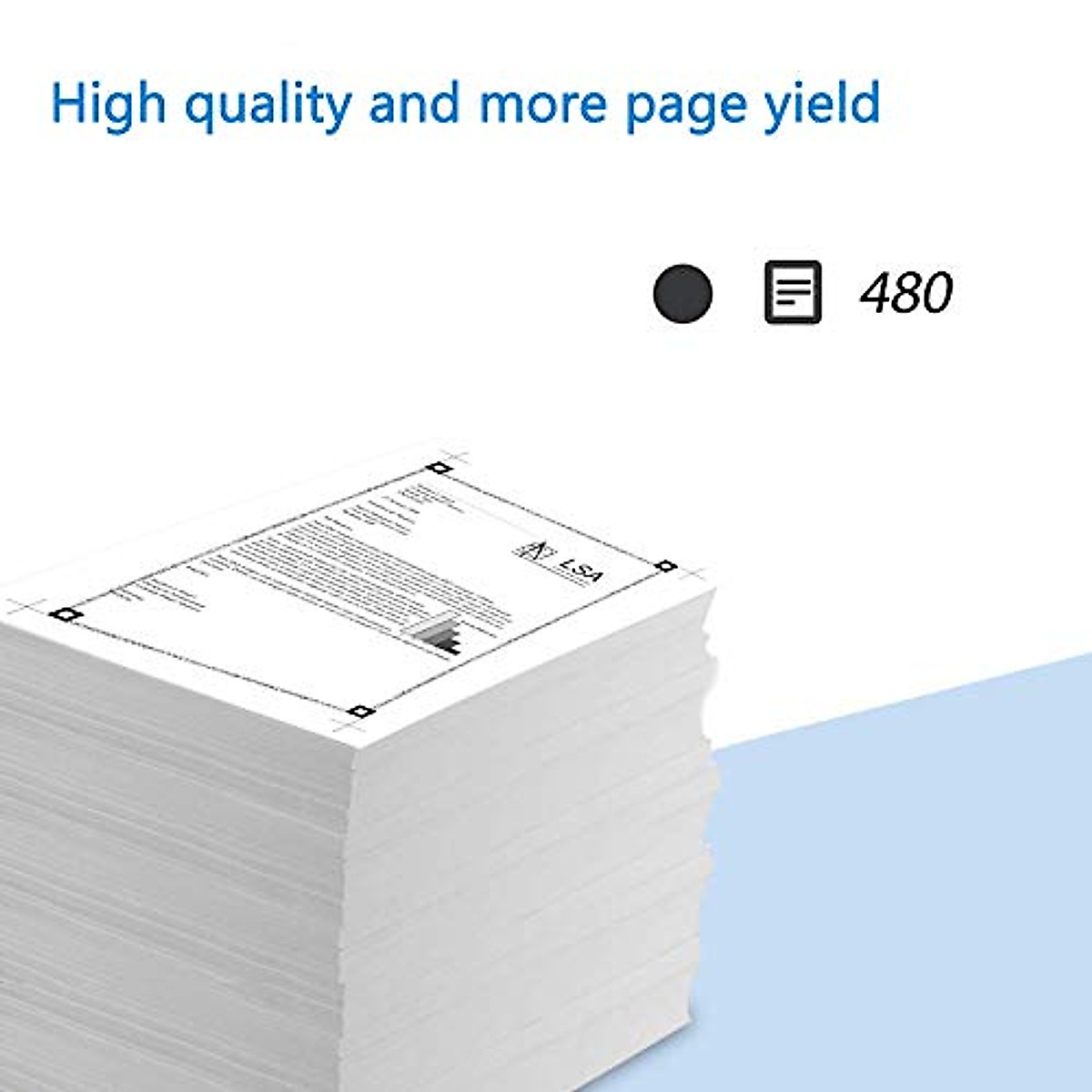 SuperInk Remanufactured Ink Cartridge Compatible for HP F6U64AN 63XL 63 XL 63 (Black, 1-Pack)