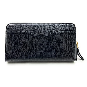 Tory Burch Women's Leather Britten Zip Continental Wallet (Black)