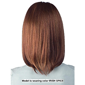 Bundle - 5 Items: Tatum Wig by Amore, Christy's Wigs Q & A Booklet, 2oz Travel Size Wig Shampoo, Wig Cap & Wide Tooth Comb - Color: CREAMY TOFFEE