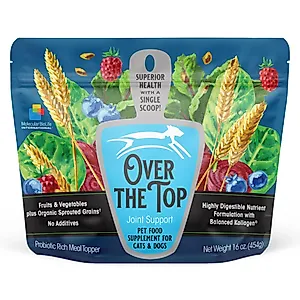 Molecular Biolife International Over The Top, Food Topper for Joint Support, 16 oz, Collagen, Probiotics, Hair and Joint Support