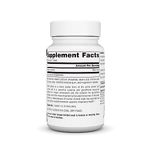 Source Naturals N-Acetyl Cysteine Antioxidant Support 600 mg Dietary Supplement That Supports Respiratory Health* - 60 Tablets