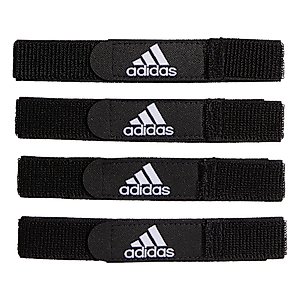 adidas Soccer Shin Guard Strap, Black, One Size