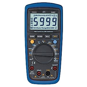 REED Instruments R5007 True RMS 600V AC/DC Multimeter with Non-Contact Voltage Detector