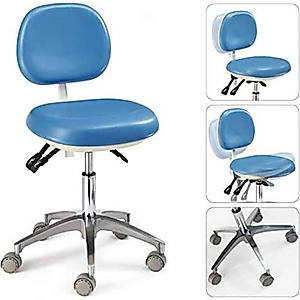 GUNEL Dental Medical Chair for Dentist Doctor's Stool Height Adjustable Mobile Chair PU Leather Dentist's Chair, Color Can Customizable