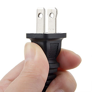 J-ZMQER 2Prong Polarized Compatible with Panasonic K2CB2CB00022 AGAC90 DMP-BBT01 DMP-BD30 DMP-BD35