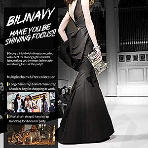 Money Clutch Purses for Women, Stack of Cash Dollars Crystal Clutch Purses, Women Diamond Evening Bags Party Cocktail Rhinestone Handbags, Wedding Dinner Bag, Grey