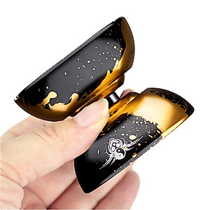 MAGICYOYO Dual Purpose Yoyo N11 - Responsive Yoyo for Kids 8-12 or Above & Unresponsive Yoyo for Advanced with Yoyo Glove + Bag + Unresponsive Bearing Kit + 12 Yoyo Strings -Black Golden