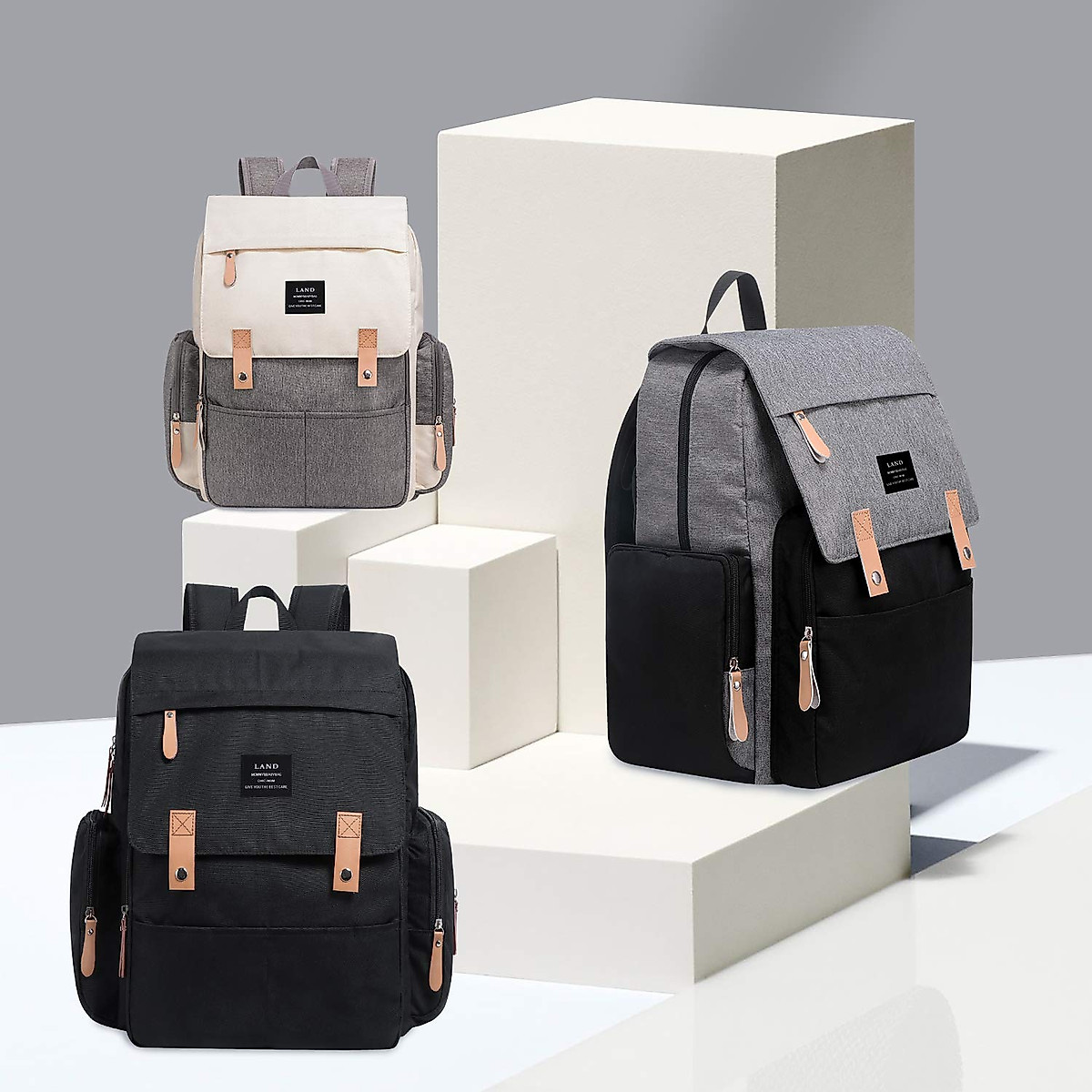 Mummy Diaper Bag Backpack Durable Maternity Baby Nappy Casual Shoulder Bags Travel Hiking Outdoor Pack