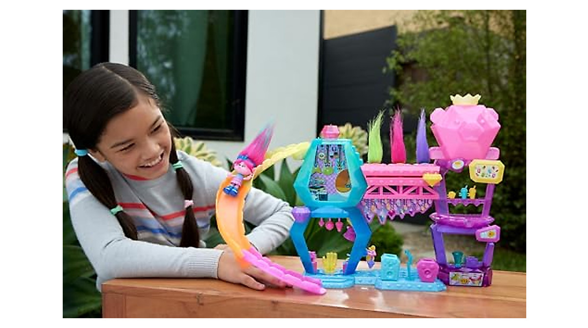 DreamWorks Trolls Mount Rageous Playset | Poppy Doll & Hair Pops
