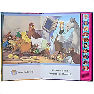 Disney Princess Belle, Mulan, Cinderella, Rapunzel, and More! - I'm Ready to Read Princess Friends Sound Book