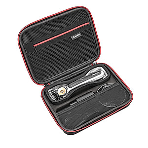 RLSOCO Carrying Case Compatible With Gillette Heated Razor for Men (Black)