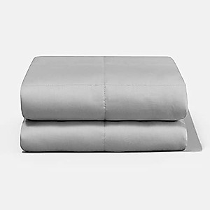 Gravity Blanket New Basics Weighted Blanket for Adults, 15 lbs Gray 48"x72", The Original Weighted Blanket for Sleep, Premium Cotton Made Blanket, Breathable Washable Blanket