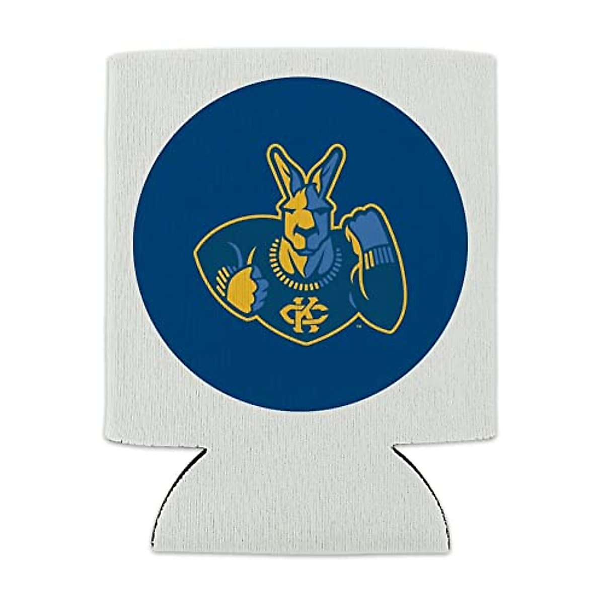 University of Missouri - Kansas City Primary Logo Can Cooler - Drink Sleeve Hugger Collapsible Insulator - Beverage Insulated Holder