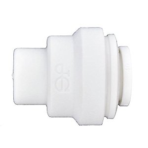 John Guest Speedfit PP4608W Polypropylene 1/4" OD Push-to-Connect End Cap (10-Pack), White