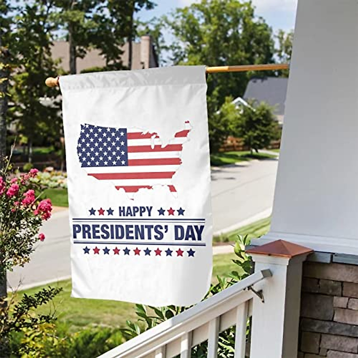 Happy President'S Day Garden Flag Double Sided House Yard Flags For Home Wedding Party Holiday Decor