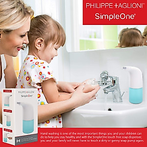 Simpleone Automatic Foaming Touchless Soap Dispenser | Stylish Design | Efficient Sensor Pump | Perfect for Bathroom and Kitchen | Arctic White