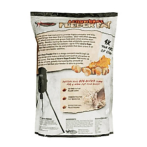 Wildgame Innovations Acorn Rage Feeder Fat Deer Attractant | Effective Year-Round Concentrated Nutritious High-Fat Pellets with Real Acorns, 5lb Bag