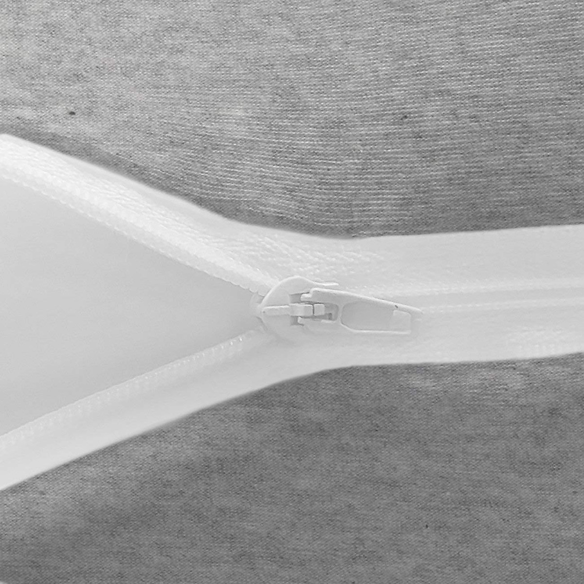 Betty Dain Stretch Jersey Universal Pillowcase - One Size Fits All Pillows, 100% Jersey Knit Cotton Pillowcase, Soft Covering for Standard and King Pillows, Zipper Closure, Gray, 2 Per Pack