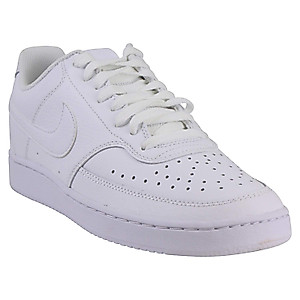 Nike Men's Court Vision Low Sneaker, White/Whiteblack, 10.5