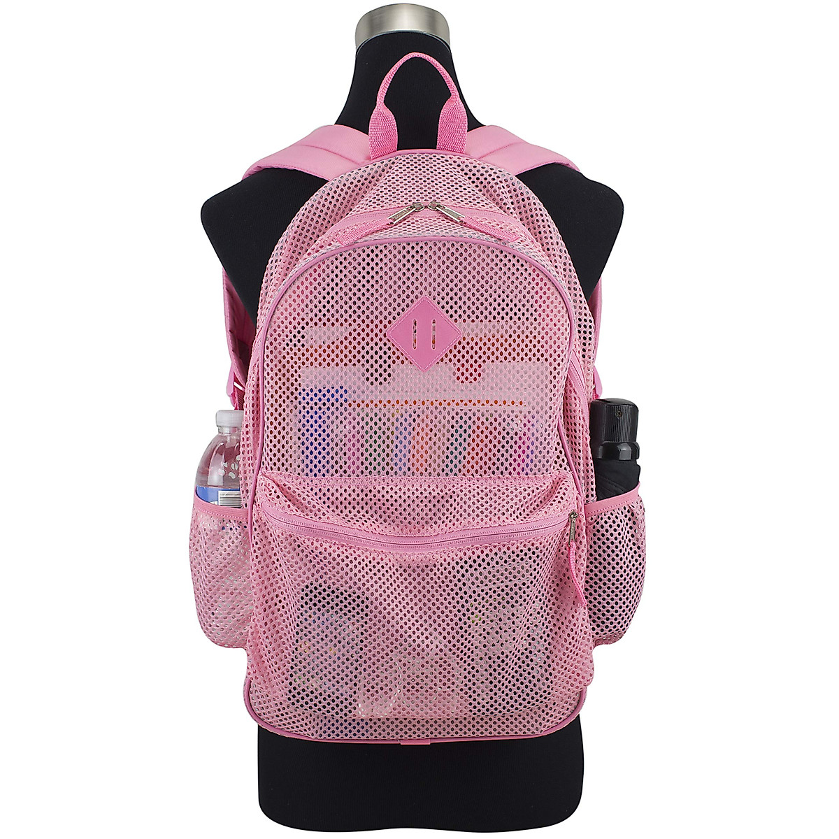 Eastsport Mesh Backpack, Candy Pink