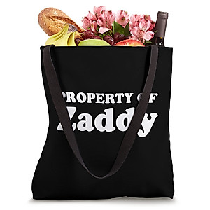 Property Of Zaddy Daddy Funny Husband Tote Bag
