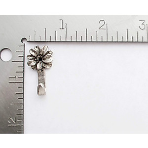 NORMA JEAN DESIGNS 3 PC Set Mini Metal Flower Hooks