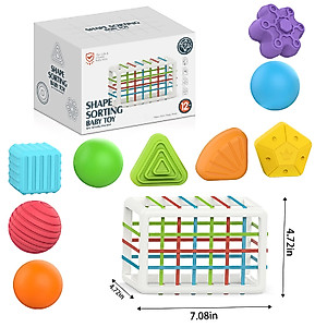 RtLvio Montessori Toys for 1 Year Old, Baby Toys 12-18 Months, fine Motor Skills Toys. Toys and Gifts Suitable for The Sensory Development of Boys and Girls Aged 1-3
