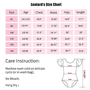 Stelle Girls Toddler Leotard for Ballet Dance Leotards Gymnastics Ruffle Short Sleeve Outfits(Black,2-3T)