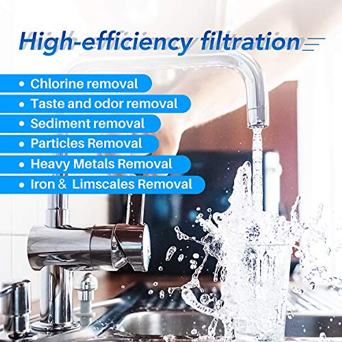 ICEPURE Faucet Water Filter Replacement for Pur® Plus RF9999® FM-2500V, FM-3700, RF3375, PFM400H PFM450S PFM150W PFM350V PUR-0A1 FM2500V FM-3700 for All PUR Faucet Filtration Systems, 6PACK