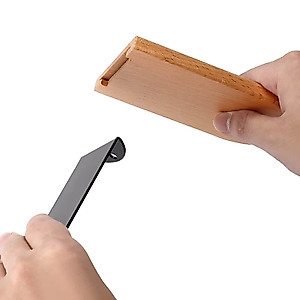 Pumpkin Autumn Harvest Book Ends Decorative Wood Bookends for Shelves Kids Room Desk Home Office Book Stoppers for Magazines,Books, DVDs, 1 Pair/2 Pieces(5x3.1 in)