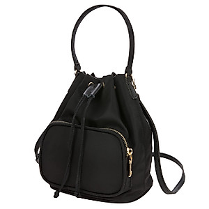 1071 Nylon Roomy Crossbody Bucket Bags Water Proof Purses Wristlet Handbags