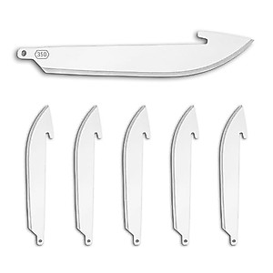 OUTDOOR EDGE 3.5" RazorSafe Replacement Knife Blades, 6 Pieces