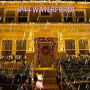 Dazzle Bright Christmas 60FT 300 Count Incandescent Mini String Lights + 2 Pack 39.4 FT 120 LED Solar Powered String Lights