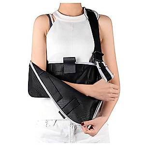 Solmyr Arm Sling, Support Strap for Dislocation & Sprains, Broken Fractured Arm Elbow Wrist,Adjustable Shoulder Rotator Cuff Support Brace Design, Adjustable Shoulder Rotator Cuff Support Brace