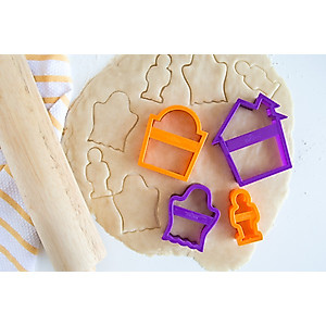 Fox Run 3668 Nesting Halloween Cookie Cutters, 1.5 x 4.5 x 7.5 inches, Multicolored