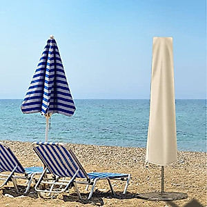 intent_Side Premium Patio Umbrella Cover Outdoor Waterproof With Zip Oxford Fabric, Market Parasol Covers For 9ft To 12ft Garden Outdoor, without Push Rod