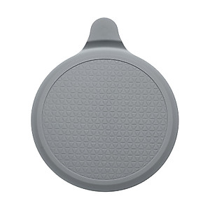 uxcell Silicone Tub Stopper 5.9" Dia Square Kitchen Bathtub Drain Cover Plug Stopper for Shower, Bathroom Sink, Kitchen Sinks, Bathtubs, Grey
