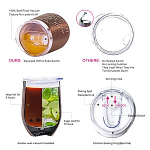 Wine Gifts for Women Wine Tumbler Birthday Gifts for Women, Unique Gift Ideas for Mom, Wife, Boss Lady, Sister, Friends Female, Personalized and Inspirational Thank You Gifts