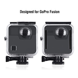 Waterproof Housing Case, 45M Underwater Protective Diving Case Housing Shell Replacement Cover for GoPro Fusion