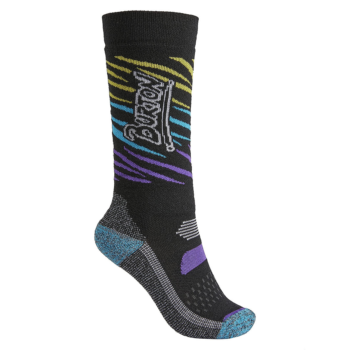 Burton Kids' Performance Midweight Winter Snowboard Socks (US, Alpha, Small, Medium, Regular, Safari)