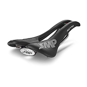 SMP 8032568521743 Unisex Adult Racing Bicycle Saddle, Black, M